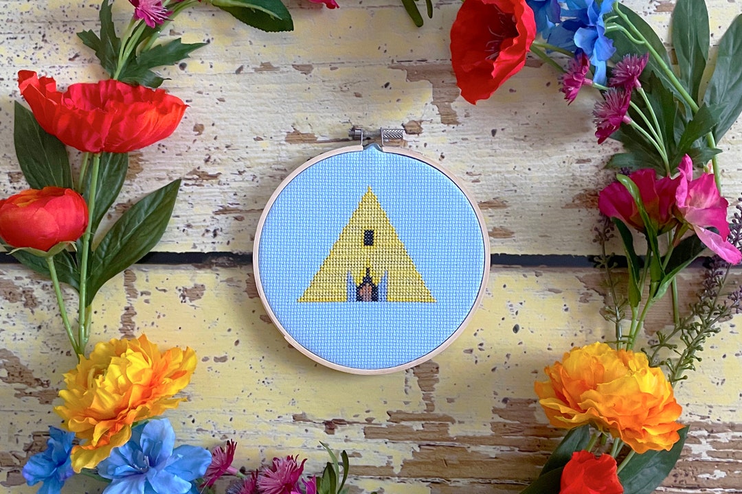 Midsommar Yellow Temple Cross Stitch Pattern - Etsy