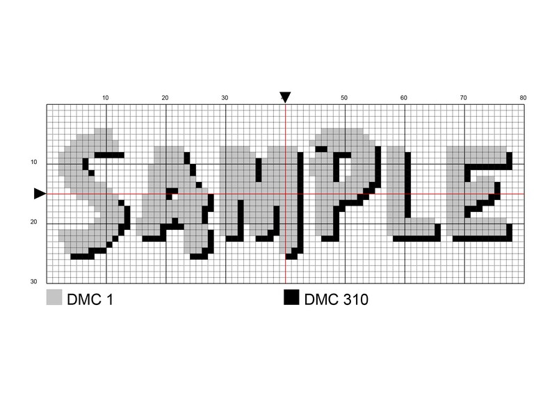 Midsommar Queen Text Cross Stitch Pattern - Etsy