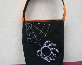 Spider web bag black and red black faux leather spider bag | Etsy