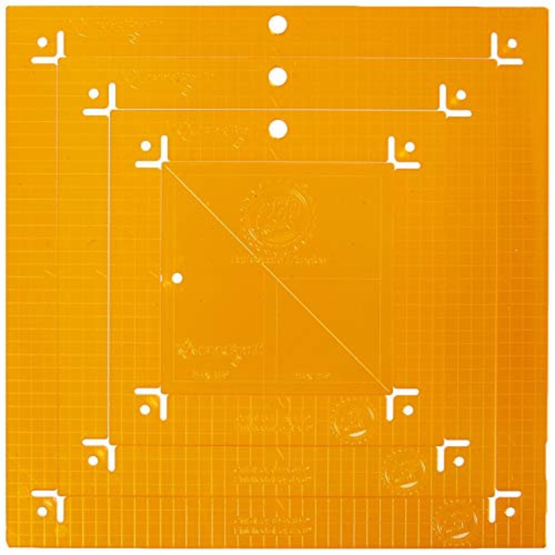 Kimberbell Kimberbell Orange Pop Ruler Set Square KDTL101 - Etsy