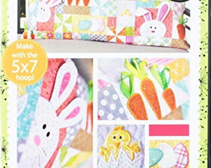 Kimberbell Designa Machine Embroidery CD hoppy Easter Bench Pillow KD571 - Etsy