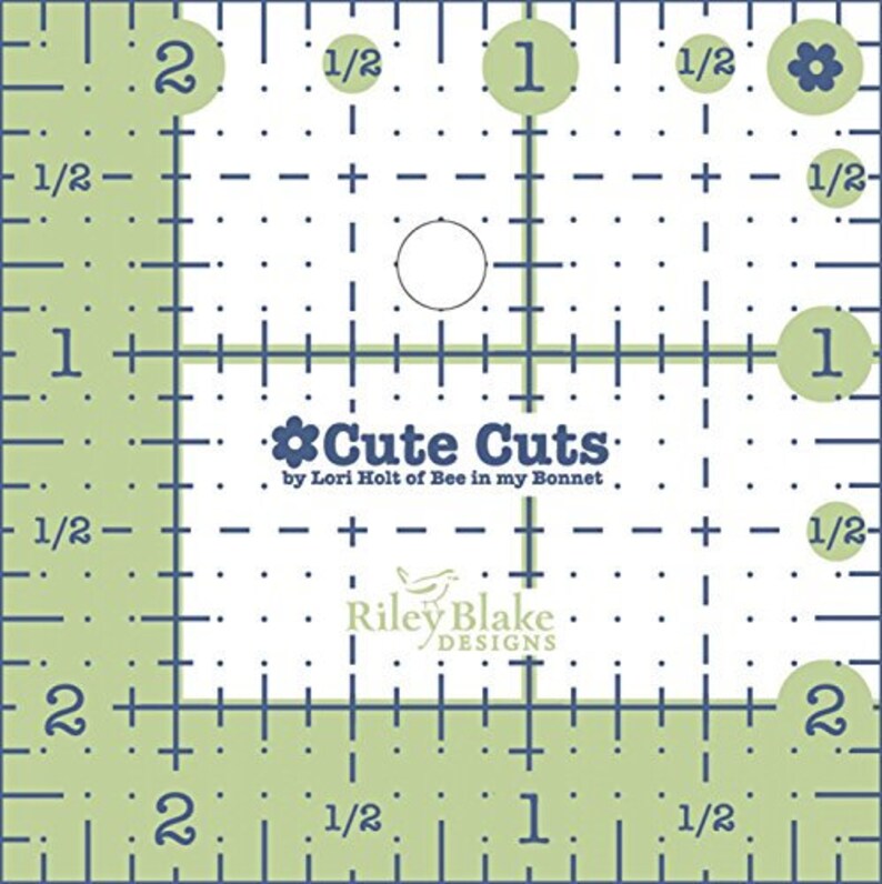 Riley Blake Designs Cute Cut Ruler by Lori Holt Squares - Etsy