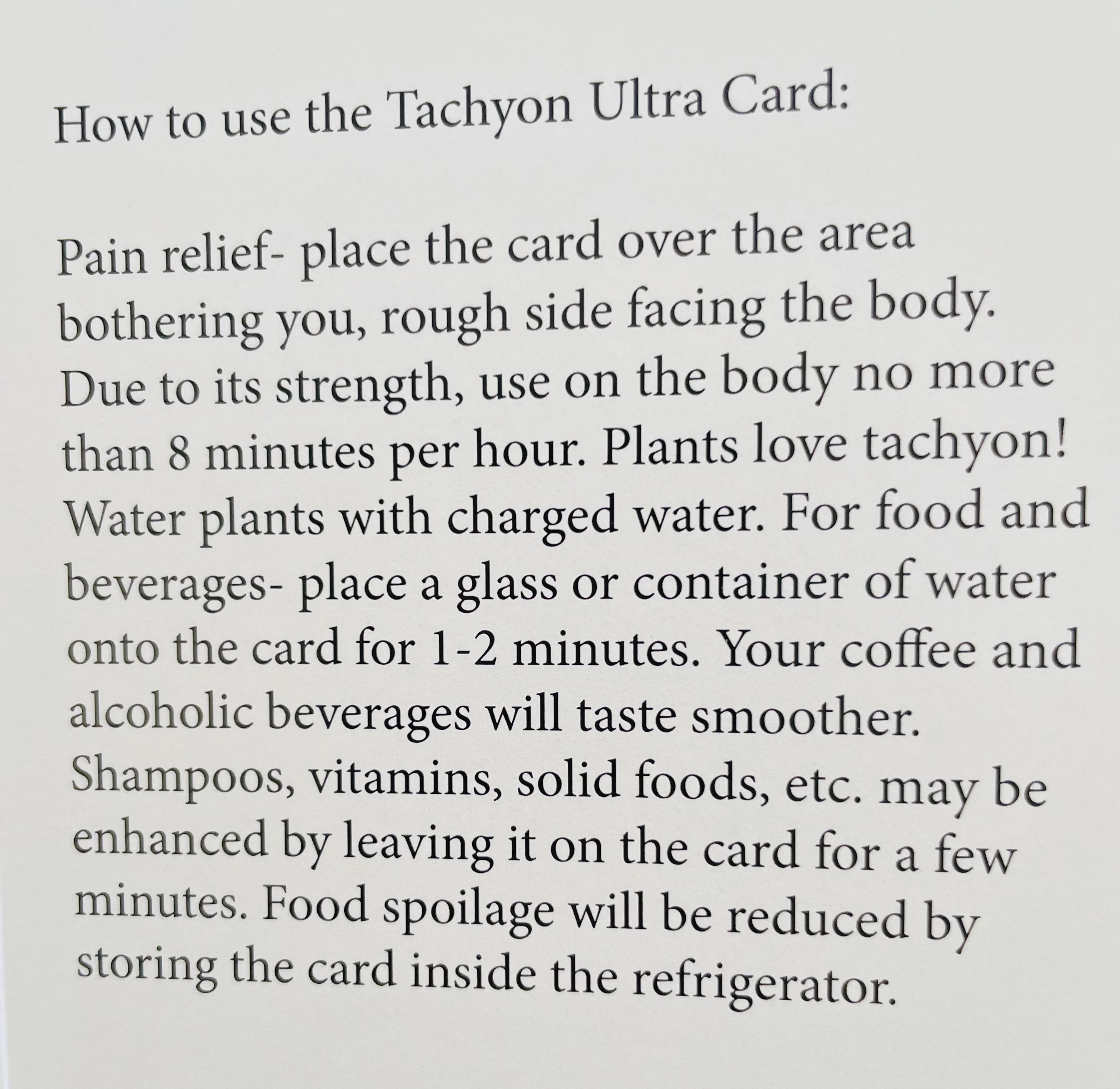 Tachyon Ultra Card - Etsy