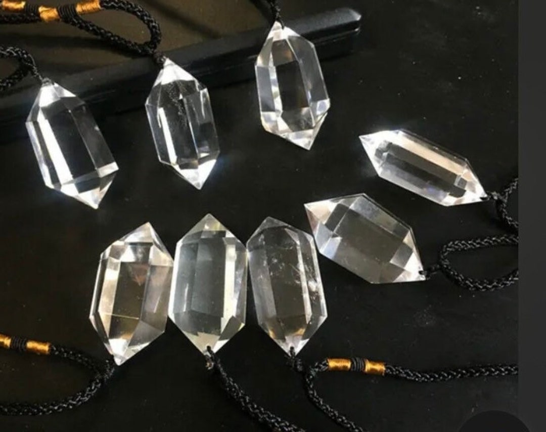 Quartz Pendant Necklace Charged With Tachyon Energy - Etsy