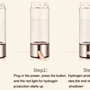 Hydrogen Water Generator in Tachyon Charged Bottle. Elevates Your ...