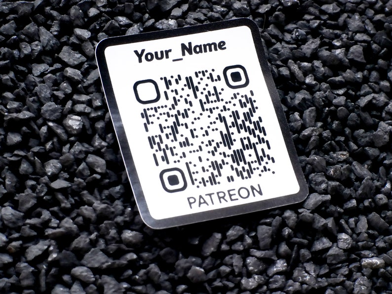 Patreon Custom QR Code| Full Color | Choose Your Size | Personalized ...