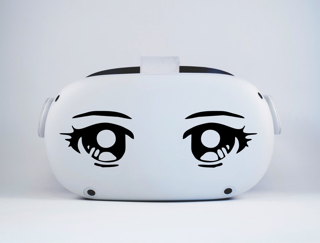 VR Quest II Headset Quest II Decal Anime Eyes - Etsy