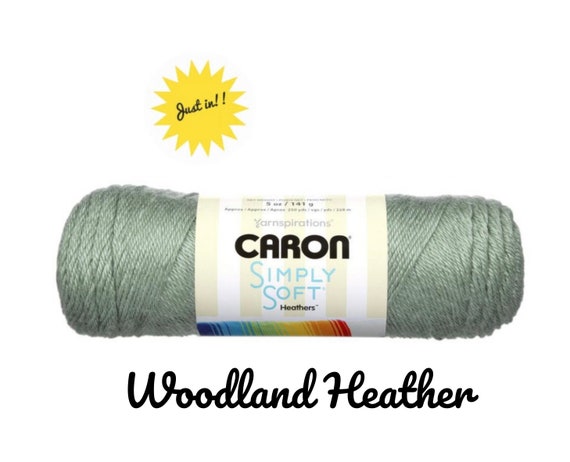 Crochet Materials Sewing & Fiber Soft Green Caron Simply Soft Acrylic ...