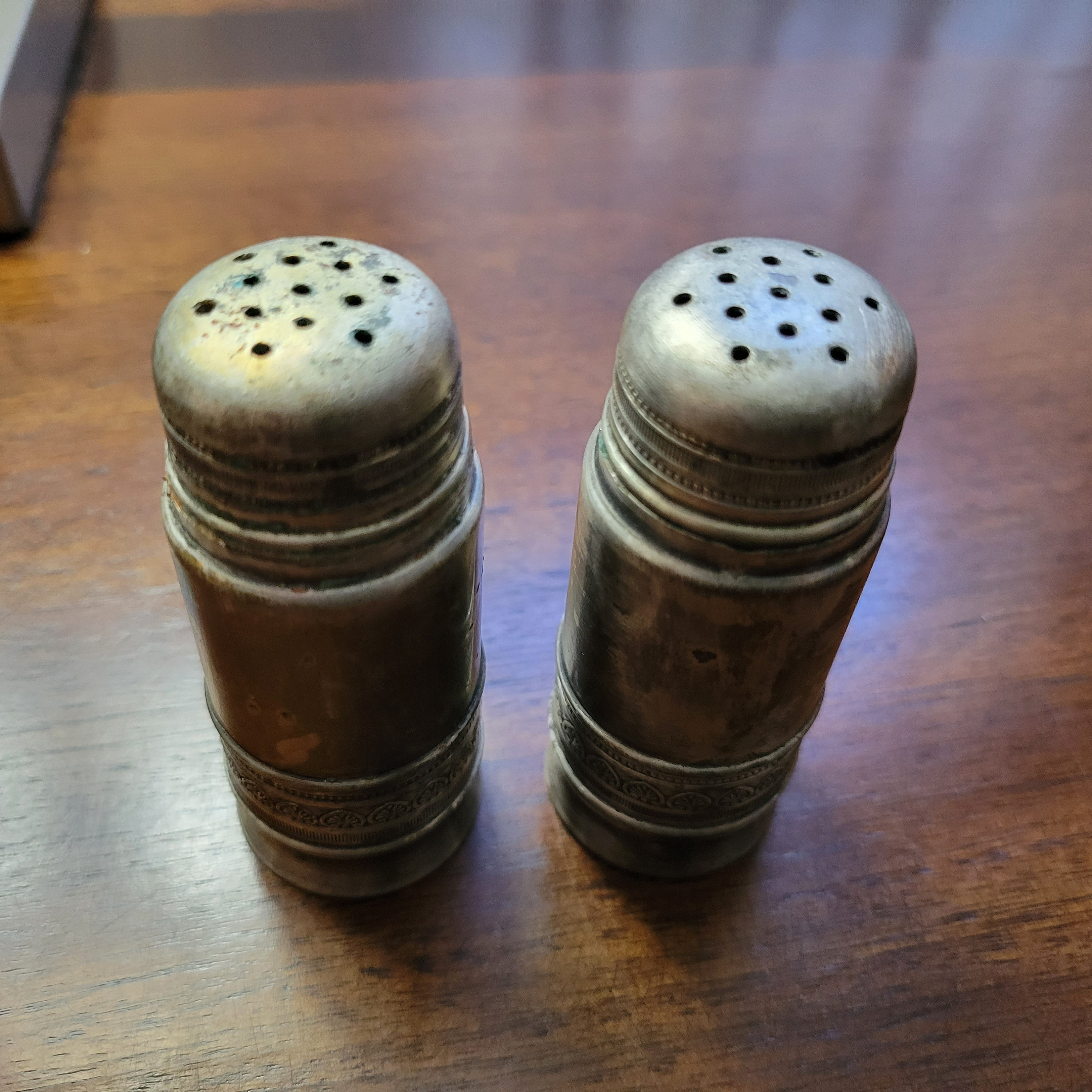 Vintage Salt and Pepper Shakers. Markings on the Bottom of Both Shakers ...