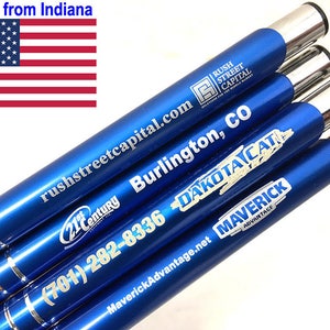 Personalized Premium Blue Ink Pens - Set of 30 - Etsy