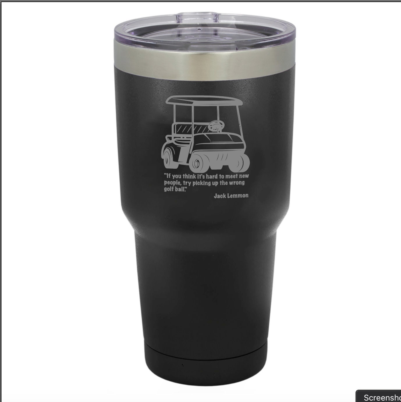 GOLF Polar Camel Travel Mug L Golf Cart L Laser Engraved L Powder ...