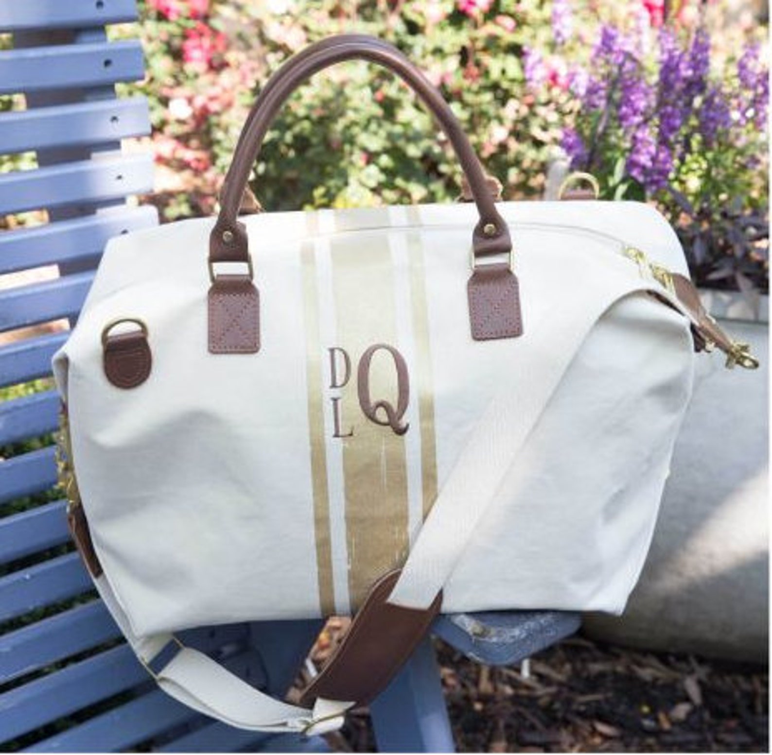 Monogram Weekender Bag Monogram Travel Bag Monogram Travel - Etsy