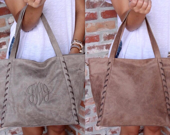 Monogram Purse Monogram Leather Purse Monogram Large Purse - Etsy