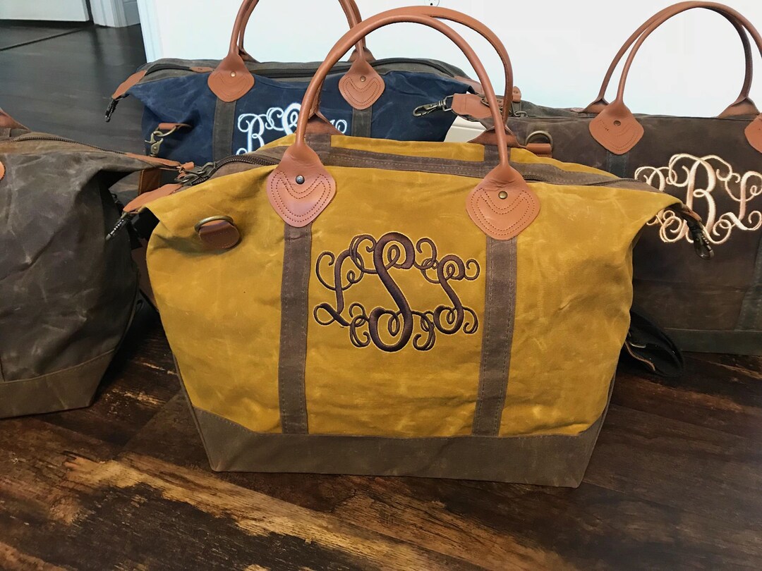 Monogram Weekender, Monogram Duffle Bag, Monogram Travel Bag, Monogram ...