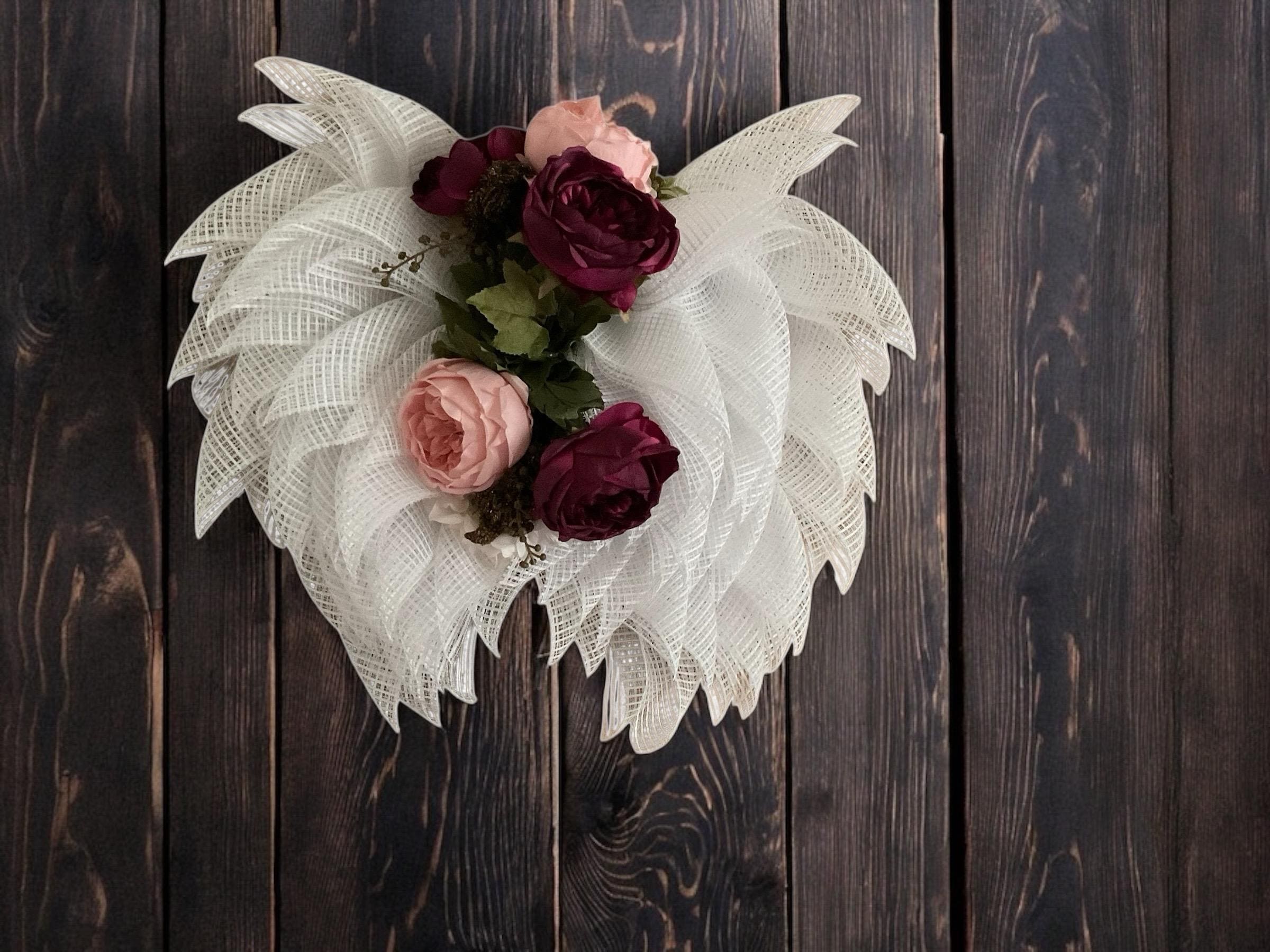 Angel Wings, Angel Wings Wreath, Angel Wings Memorial, Angel Wings for ...