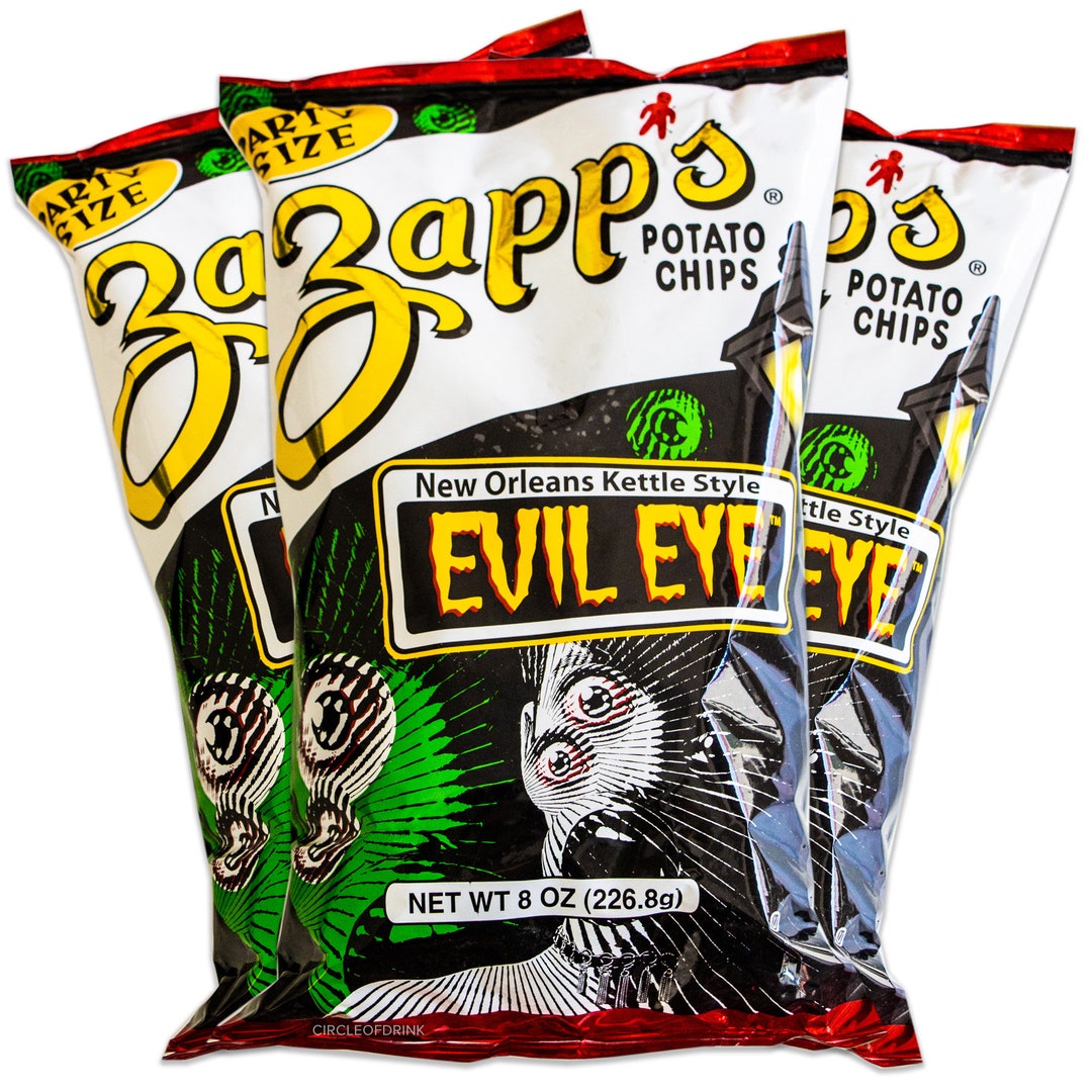 Zapp's Evil Eye Kettle Style Potato Chips Party Size - Etsy