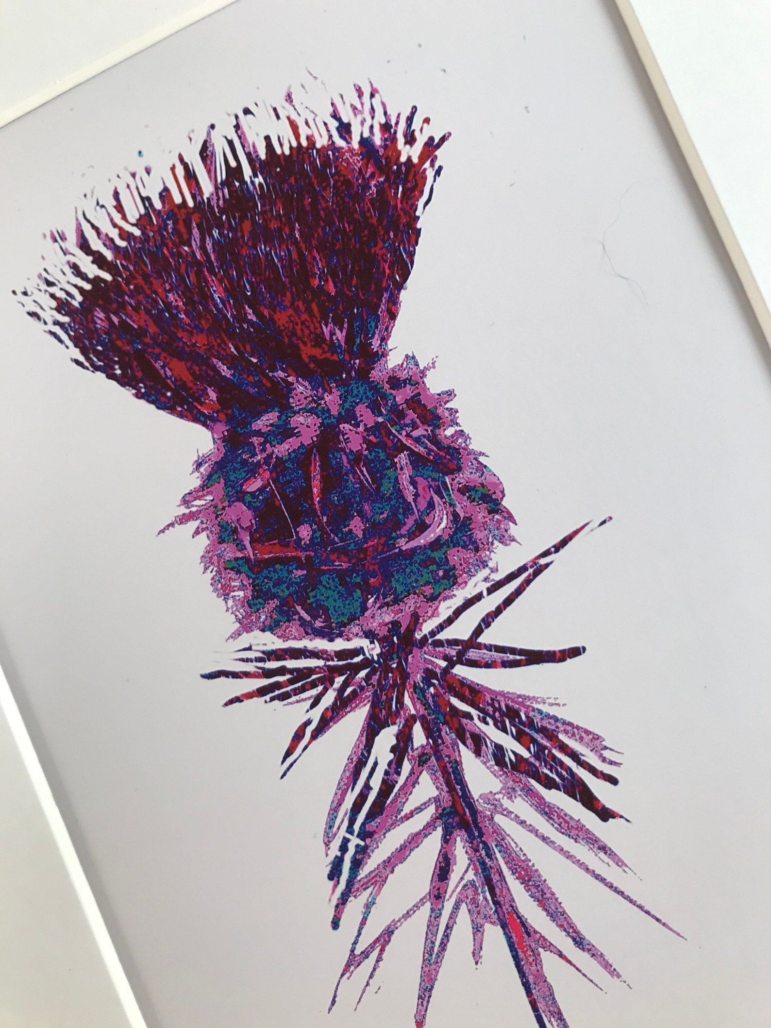Scottish Thistle Art Scottish Gift Scotland Scottish - Etsy UK