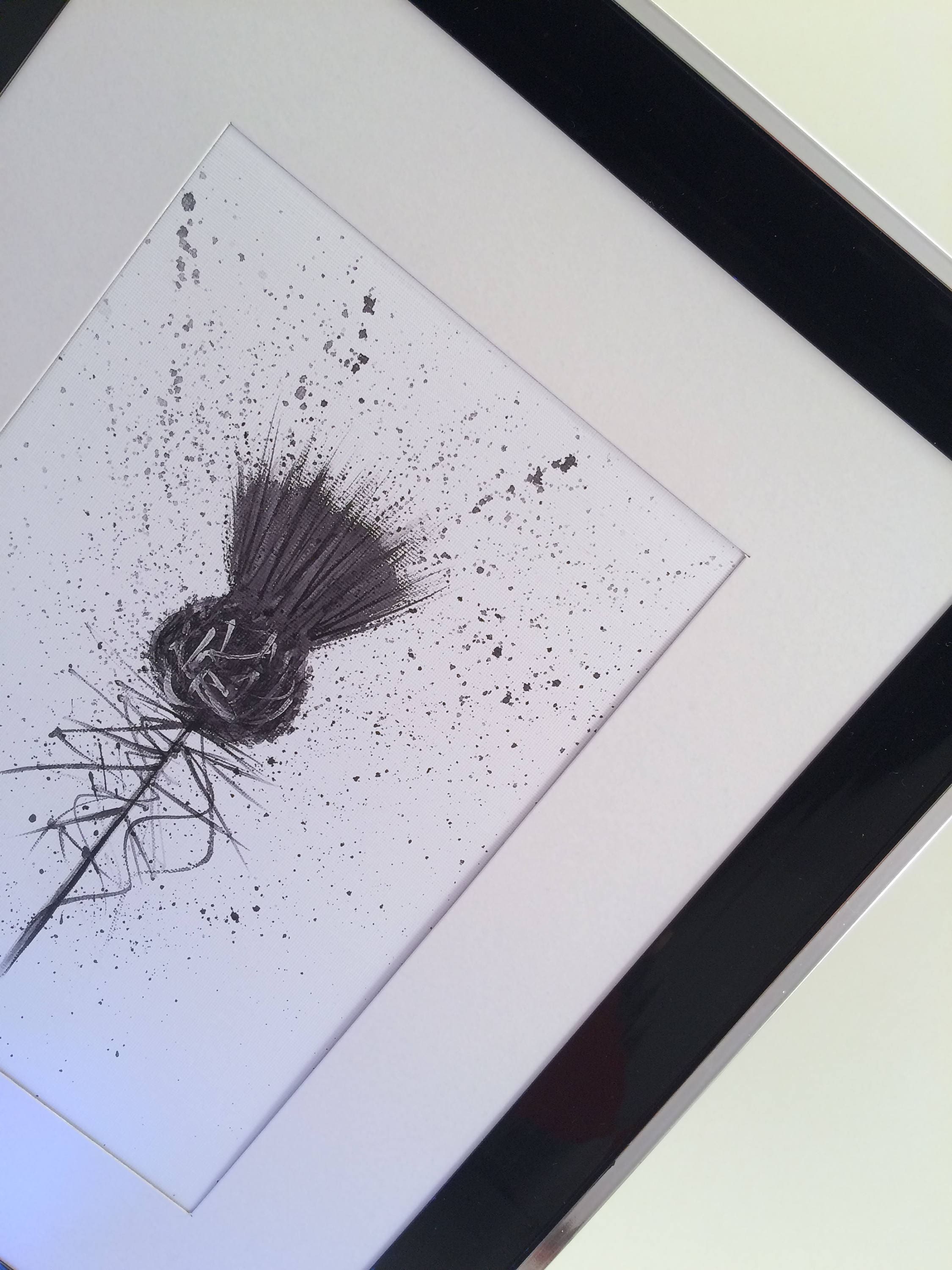 Scottish Thistle print Scottish gifts Scottish art Scottish | Etsy