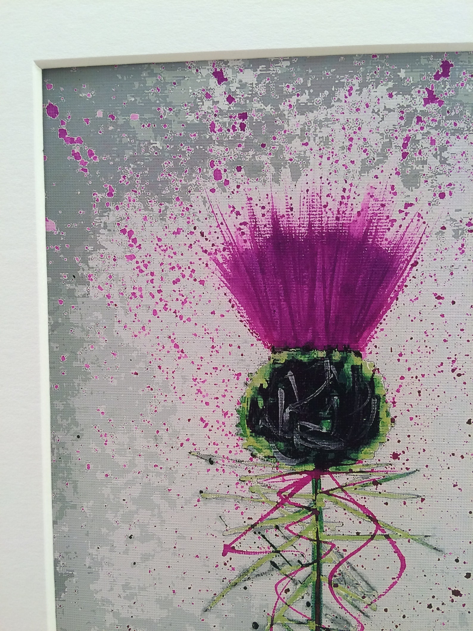 Thistle Print Scottish Thistle Print Scottish Home Decor | Etsy UK