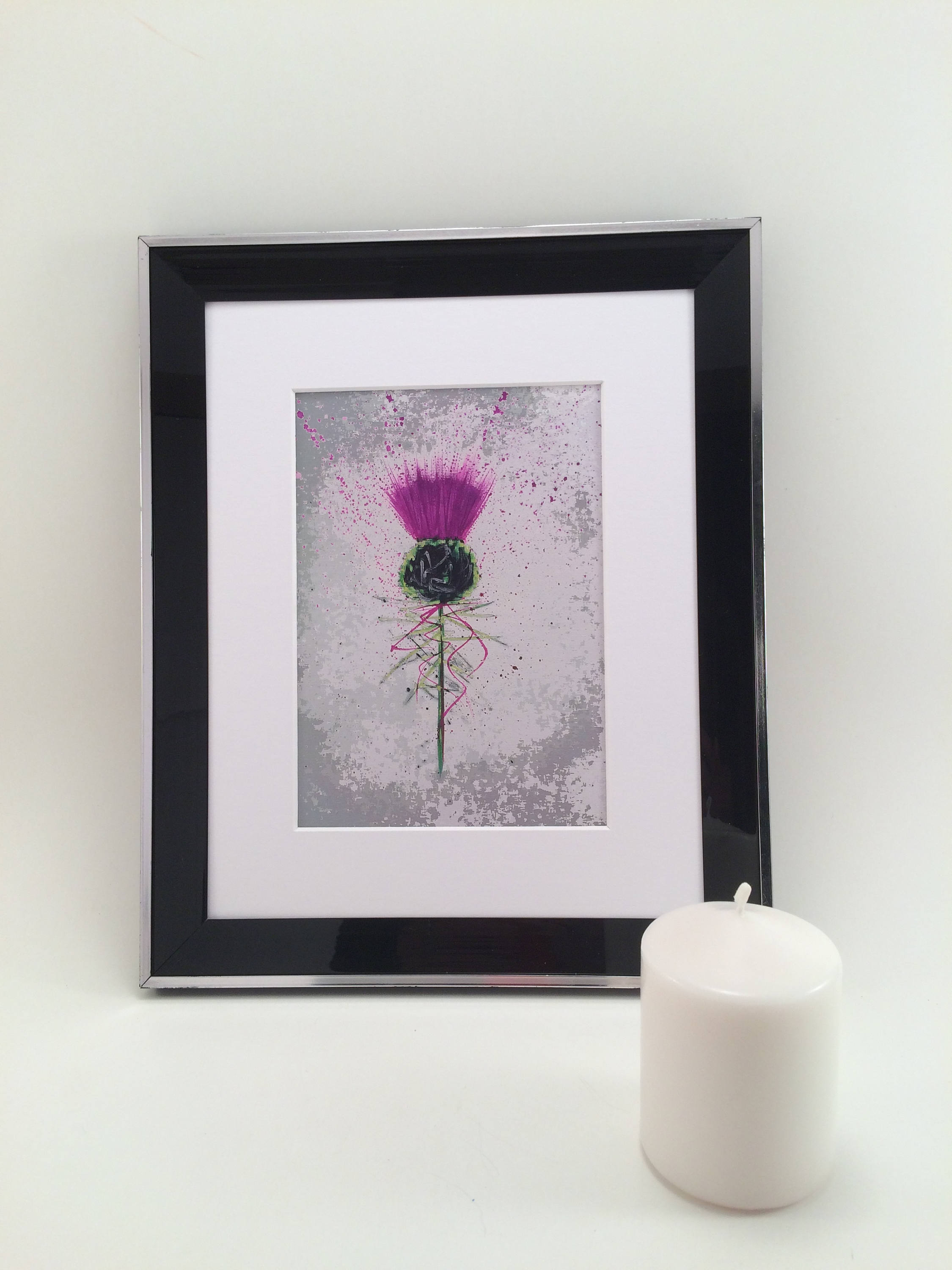 Thistle Print Scottish Thistle Print Scottish Home Decor | Etsy UK