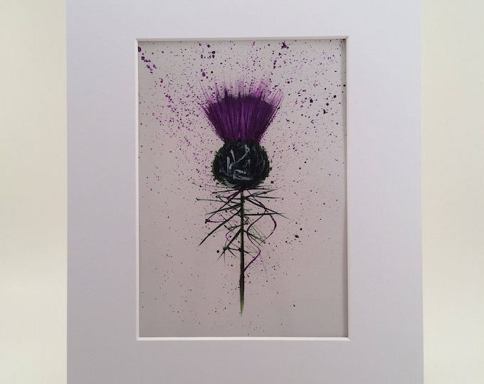 5x8 Thistle Ceramic Tile - Etsy