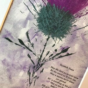 Scottish Thistle Art - Scottish Gift - Scotland - Scottish Thistle Art ...