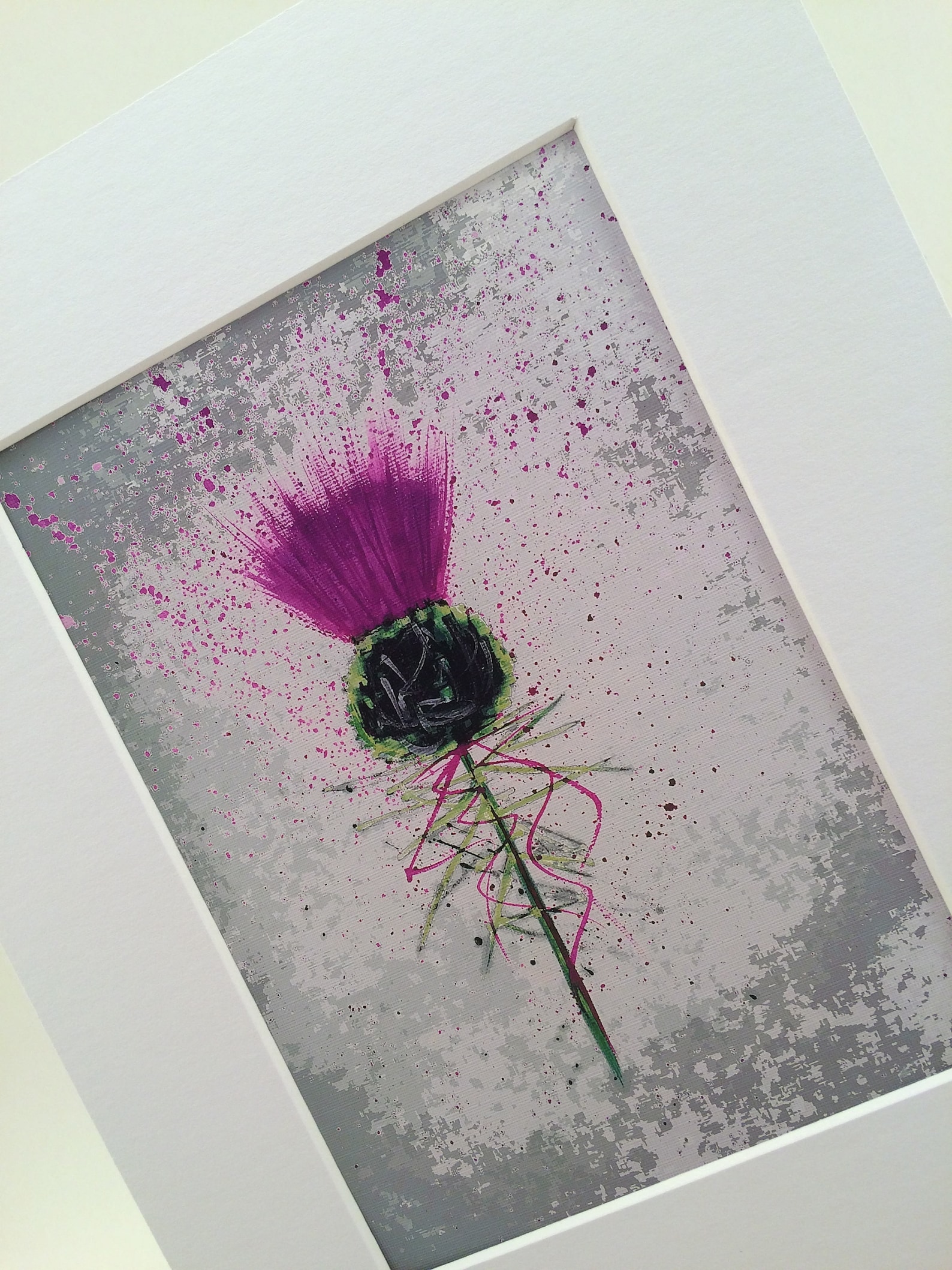 Thistle Print Scottish Thistle Print Scottish Home Decor | Etsy UK