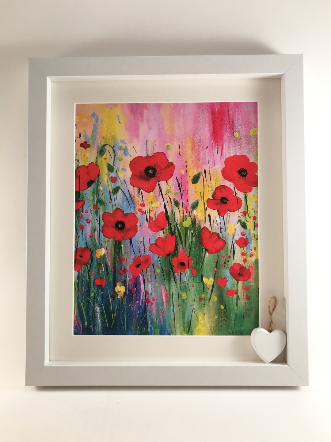 Poppies Print, Poppies Art, Poppy Picture, Abstract Print, Flower Print ...