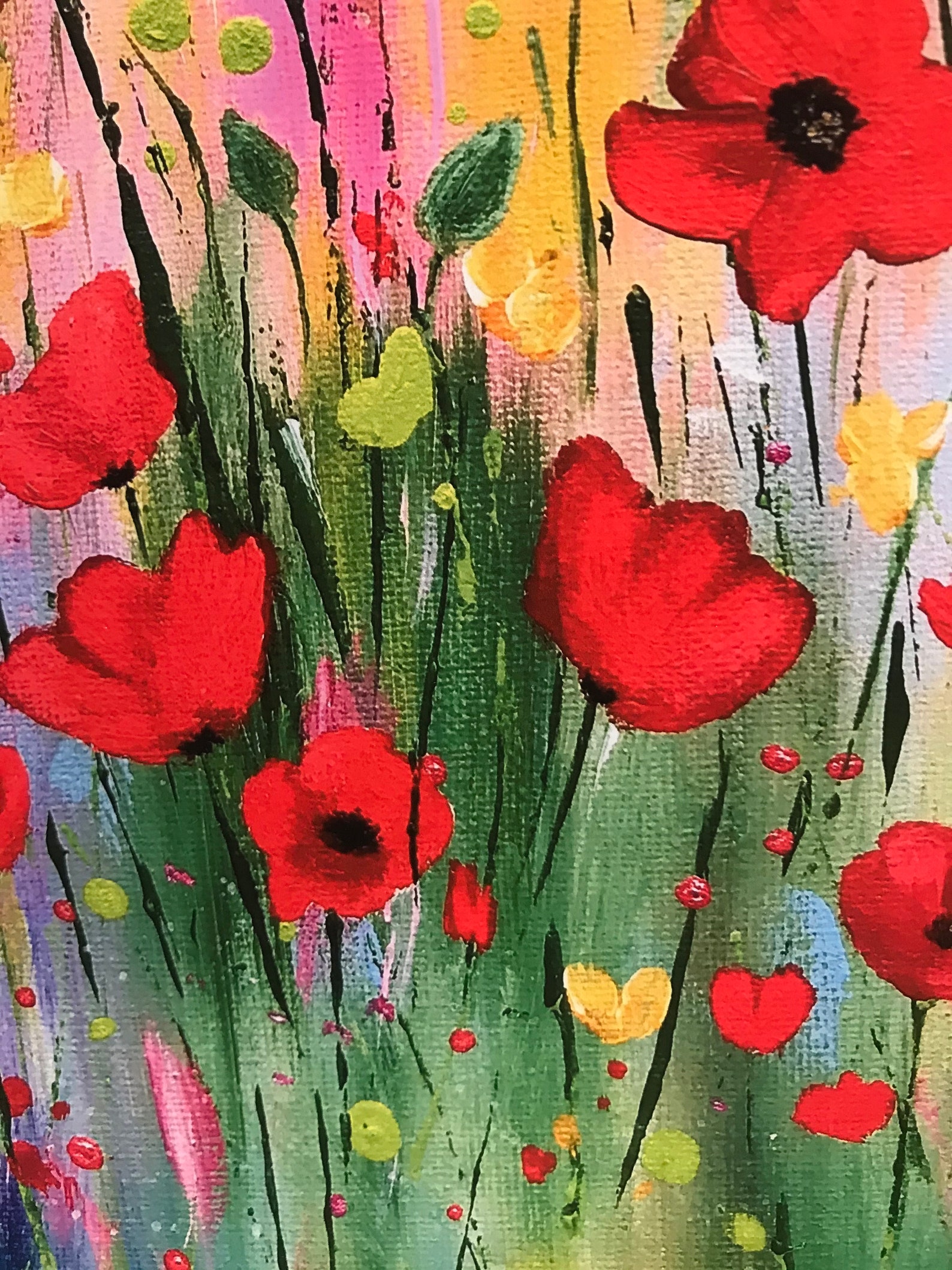 Poppies Print Poppies Art Poppy Picture Abstract Print - Etsy UK