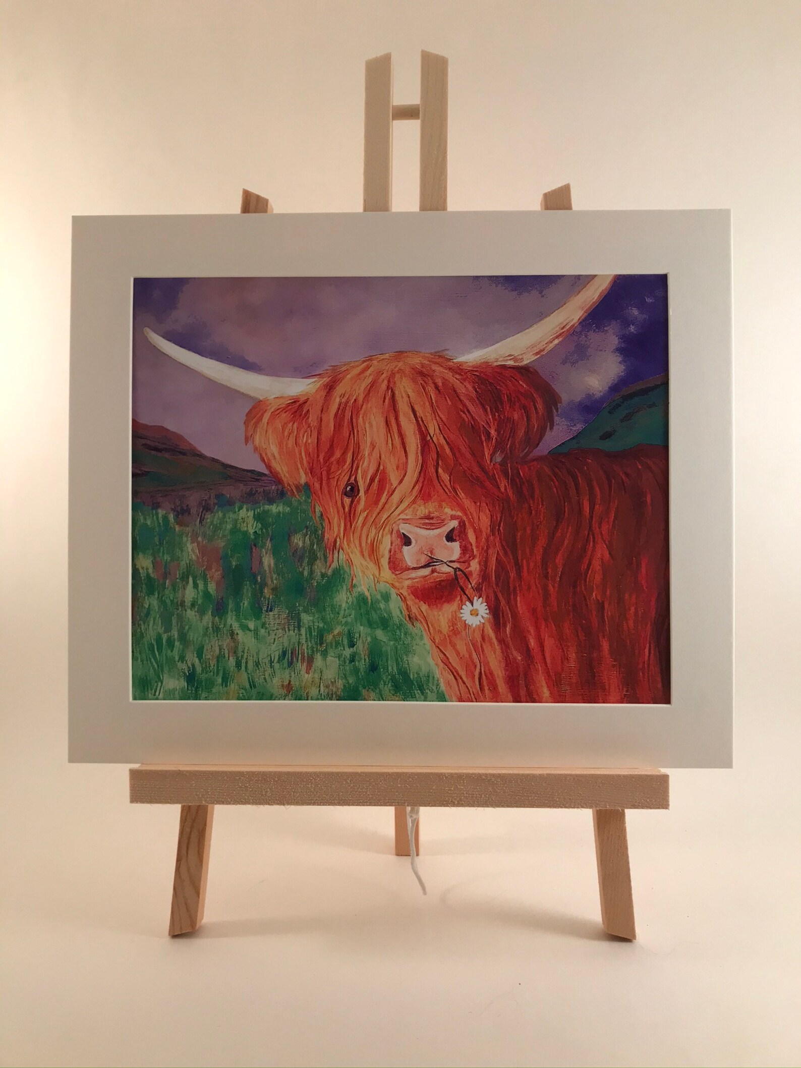 Highland Cow Print Highland cow Art Highland Cow painting | Etsy