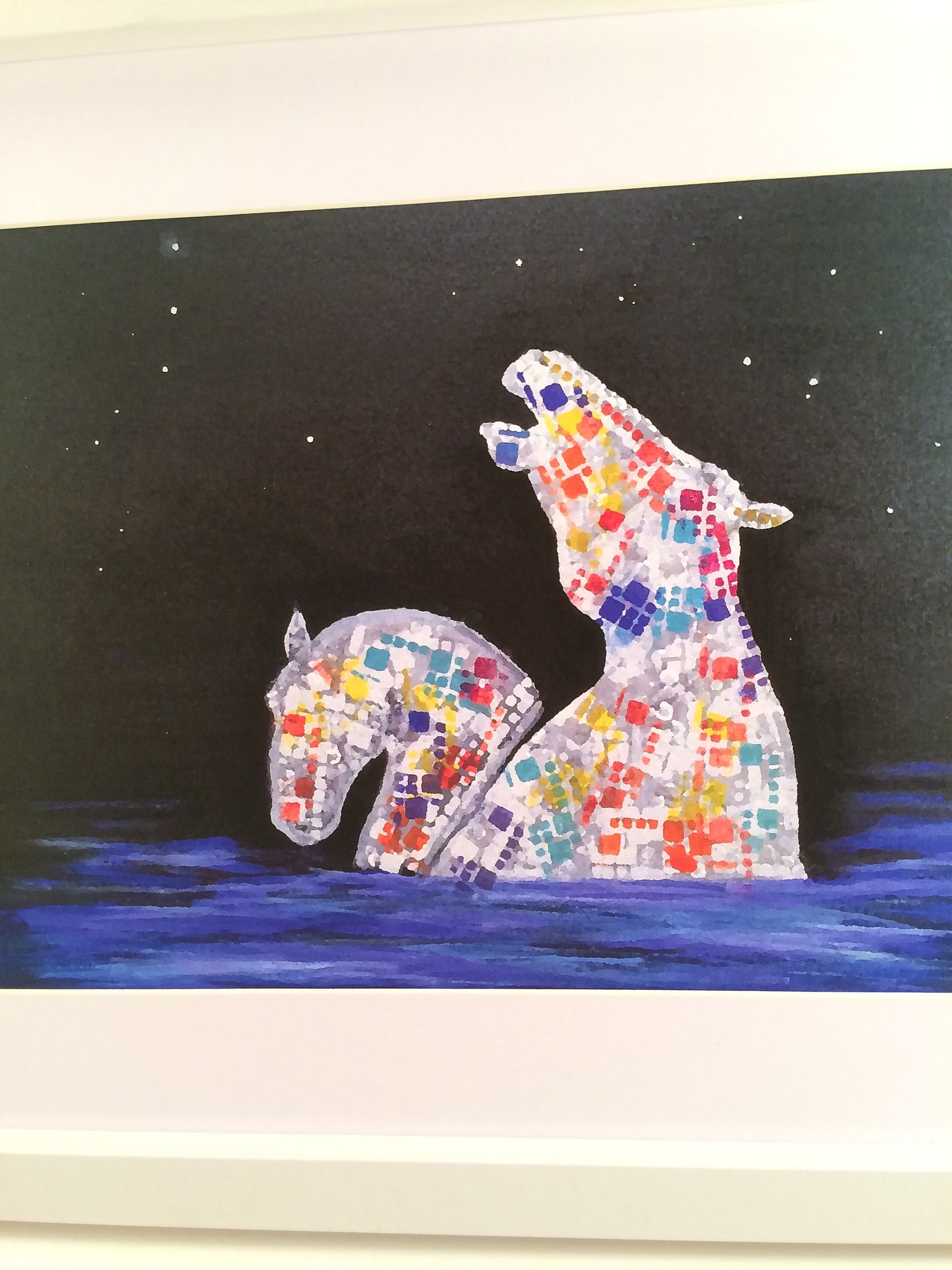 Scottish Art the Kelpies Art Print Abstract Art Scottish - Etsy UK