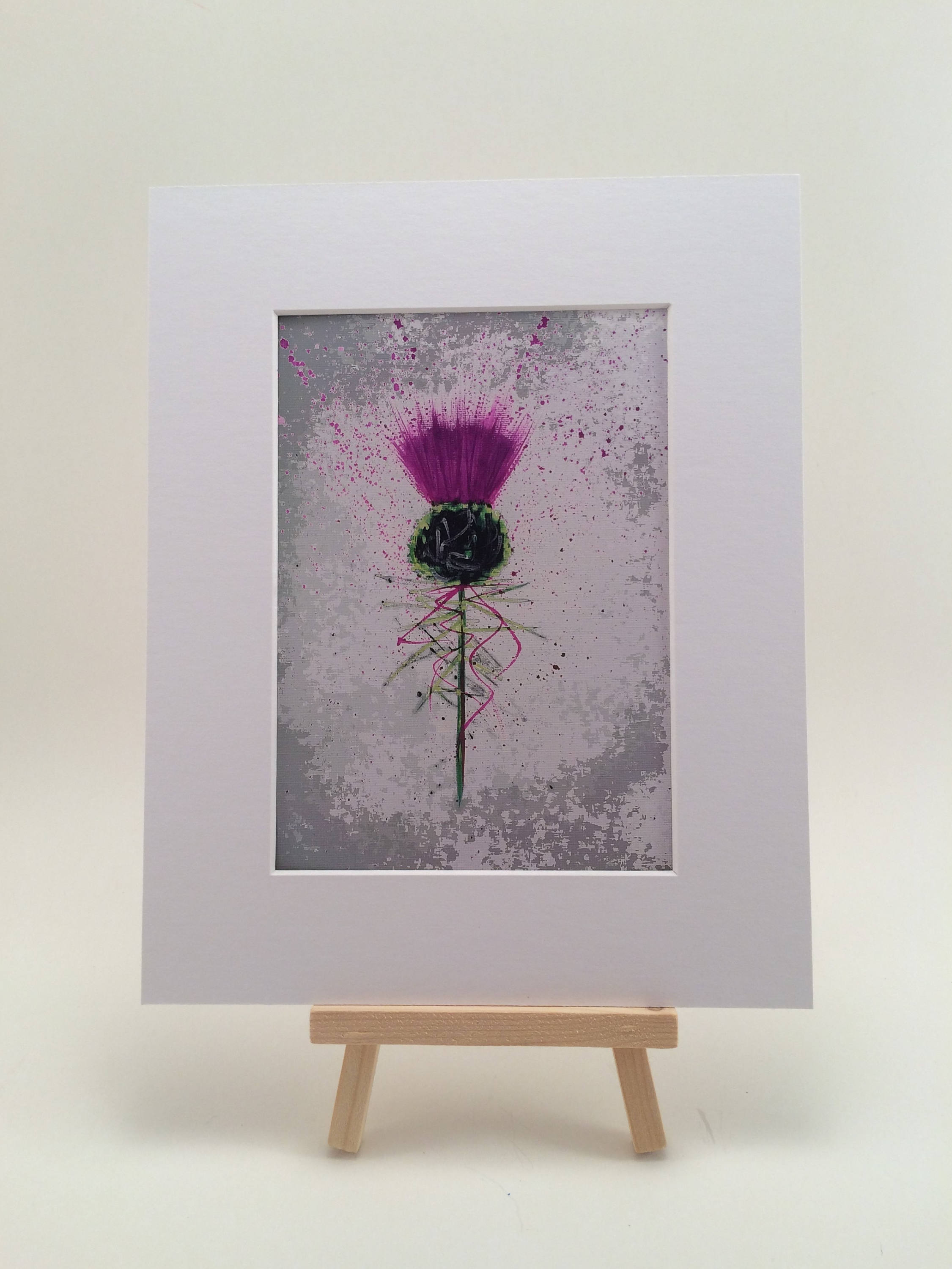 Thistle Print Scottish Thistle Print Scottish Home Decor | Etsy UK