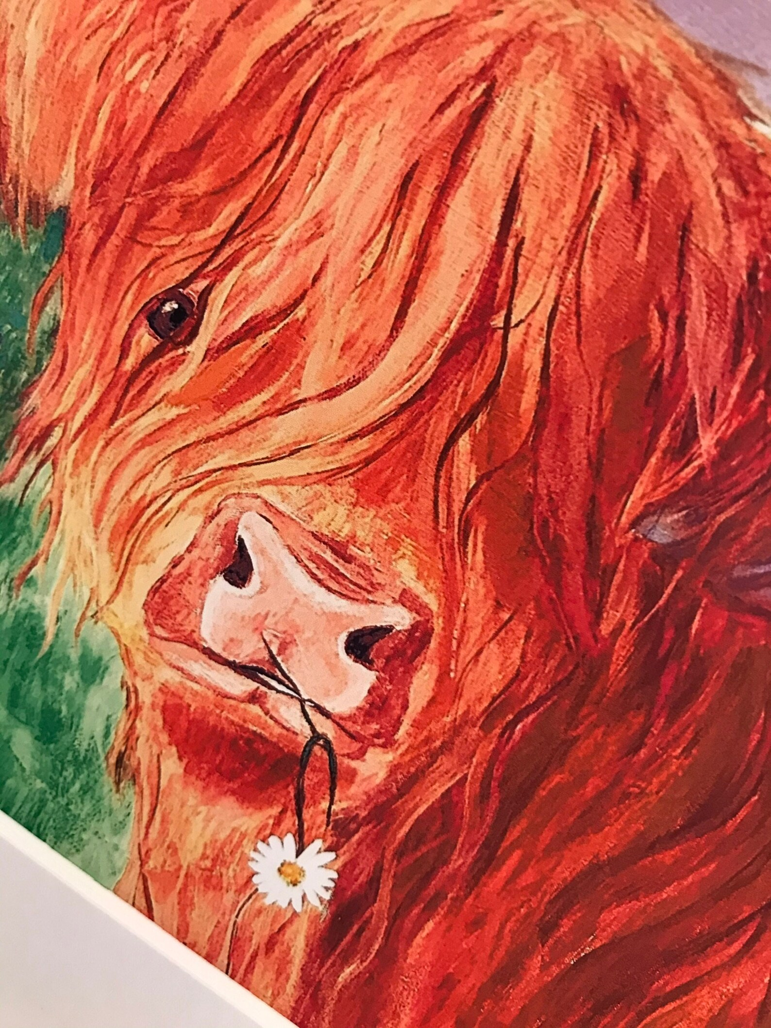 Highland Cow Print Highland cow Art Highland Cow painting | Etsy