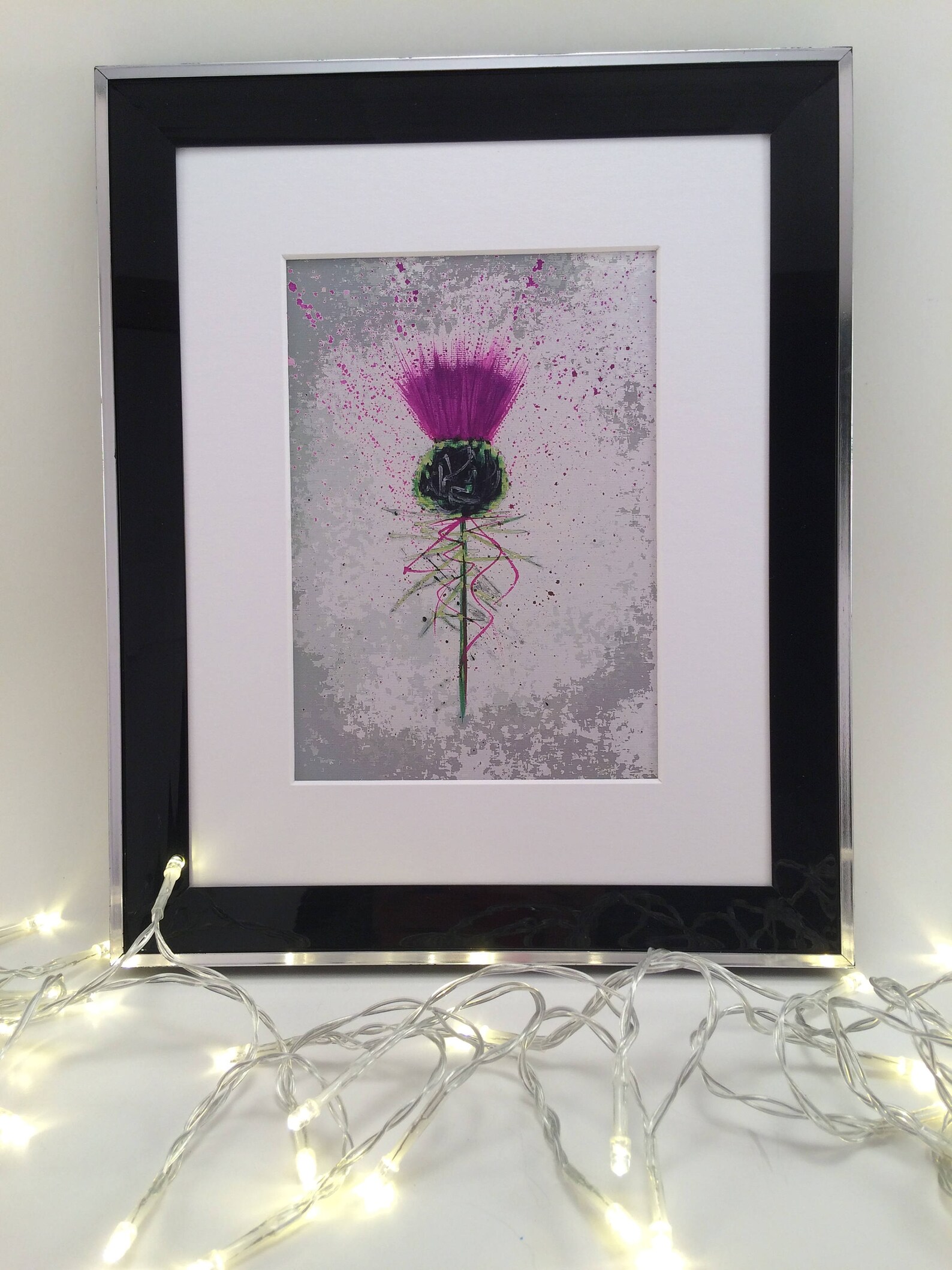Thistle Print Scottish Thistle Print Scottish Home Decor | Etsy UK