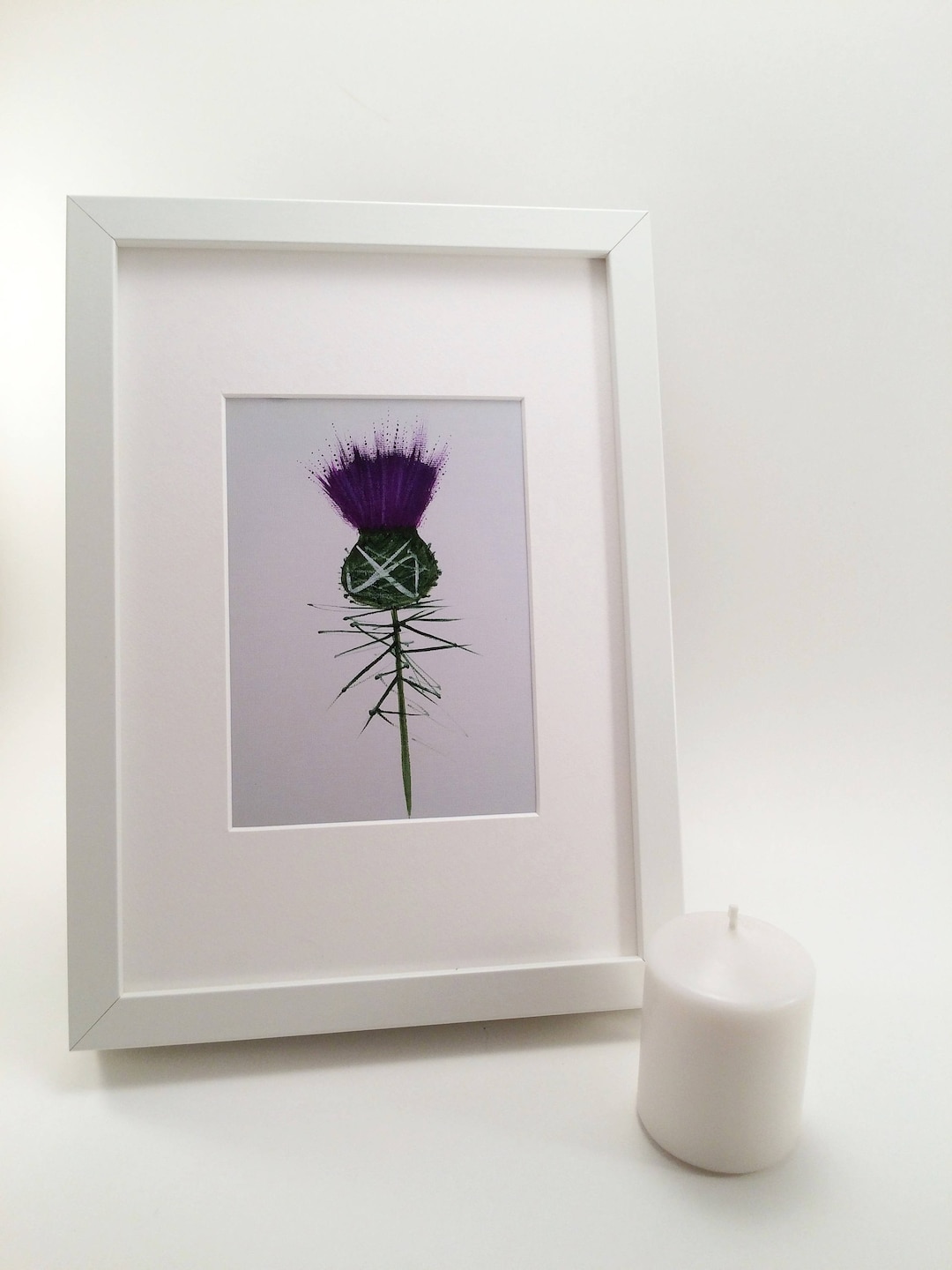 Scottish Thistle Gift, Thistle Print, Scottish Home Decor, Wedding Gift ...