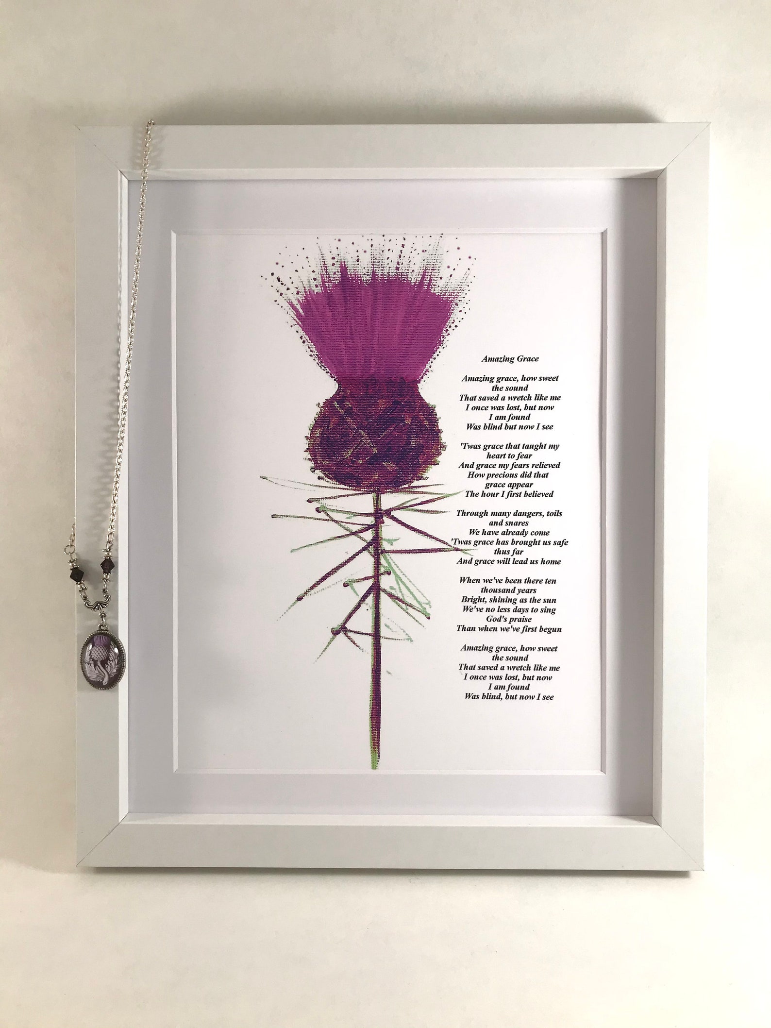 Scottish Thistle Art - Scottish Gift - Scotland - Scottish Thistle Art ...