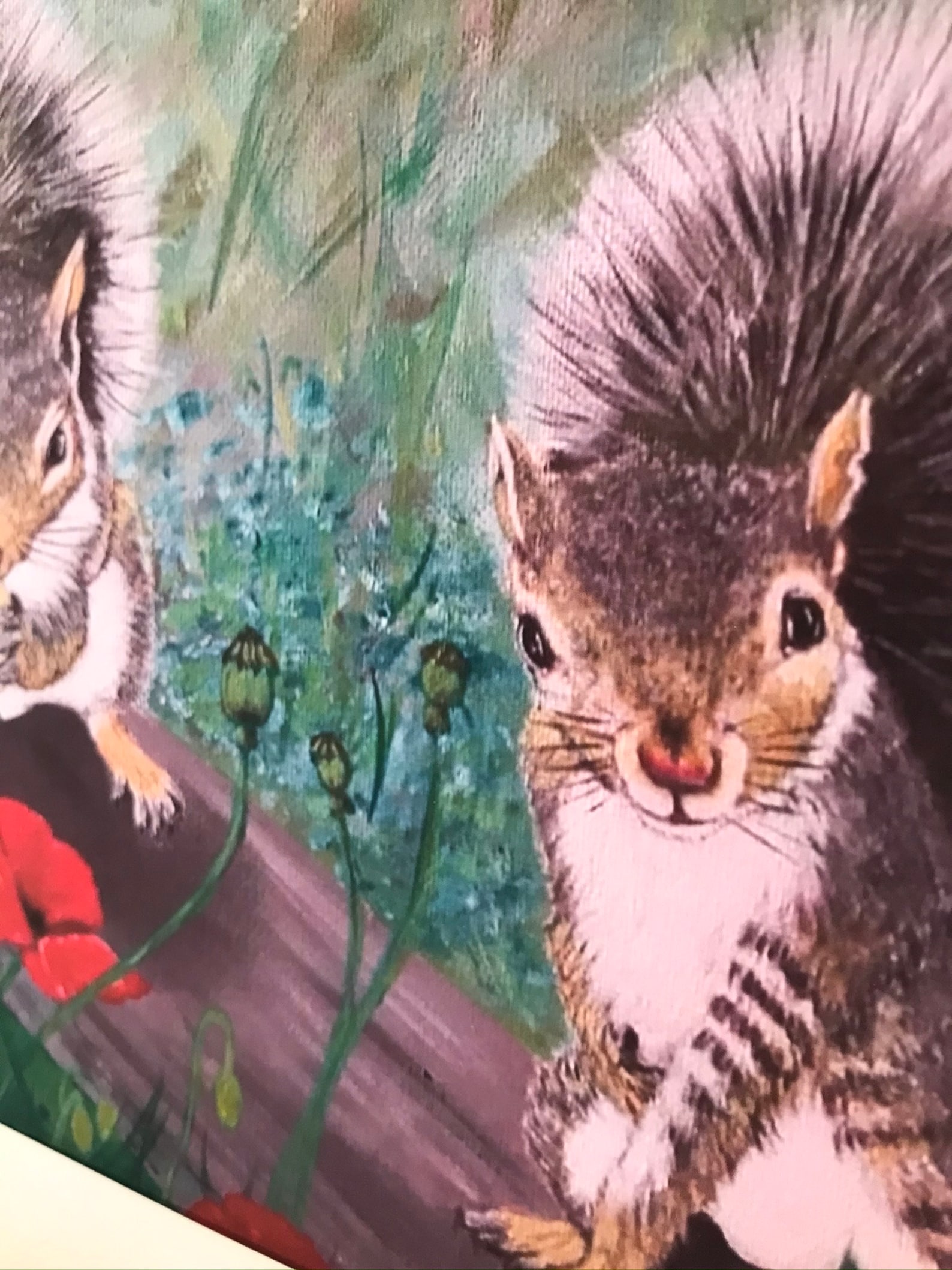 Squirrel art print Squirrel wall art Squirrel gift Wildlife | Etsy