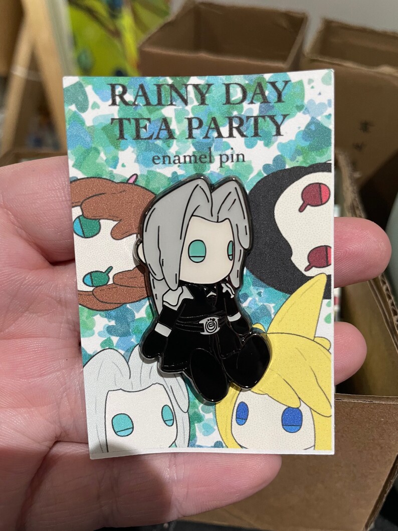 Final Fantasy VII FF7 Tiny Sephiroth Enamel Pin - Etsy