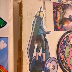 Final Fantasy VII FF7 Rebirth Cloud Strife Scooter Sticker - Etsy