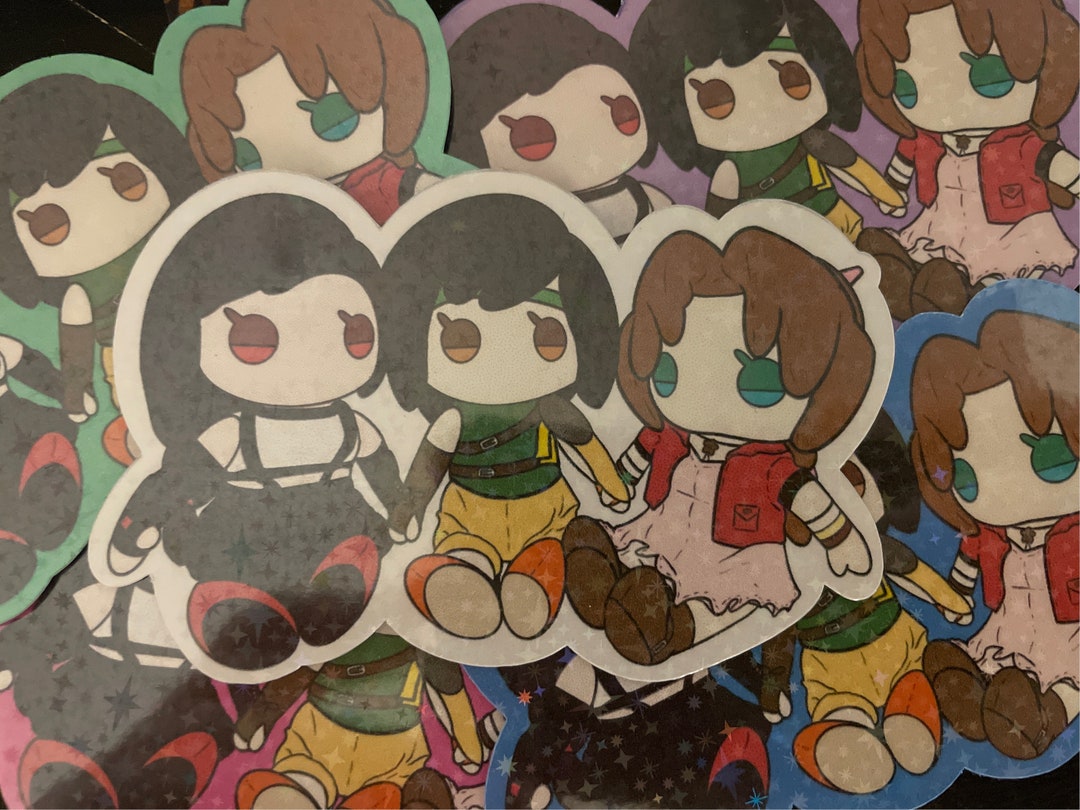 Final Fantasy VII FF7 Tifa, Aerith, Yuffie Best Friends Sticker - Etsy