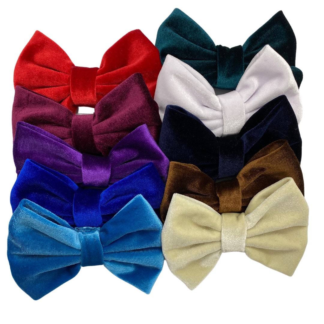 Velvet Bows - Etsy