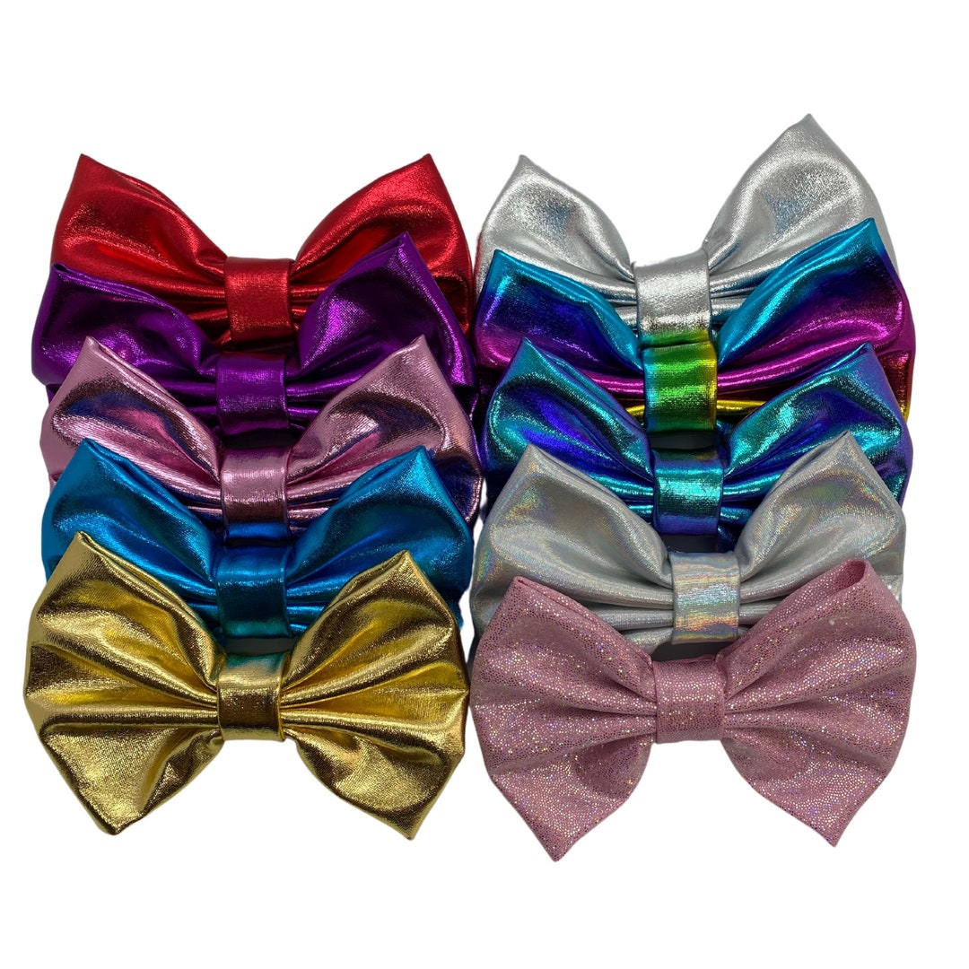 Metallic Bows - Etsy