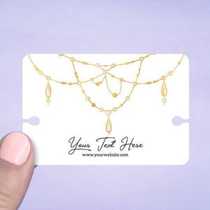 Custom Bracelet Cards 75 Pcs, Bracelet Display Cards, Personalized ...