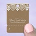 Kraft & White Lace Personalized Tear off Hang Tags, D00085-03 - Etsy