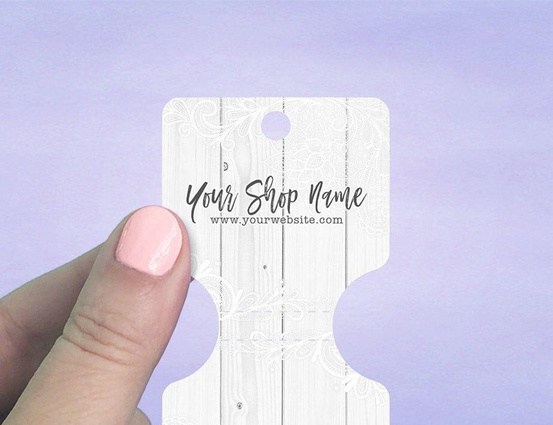 Small Custom Fold Over Tags 60 Pcs Hang Tags Personalized - Etsy