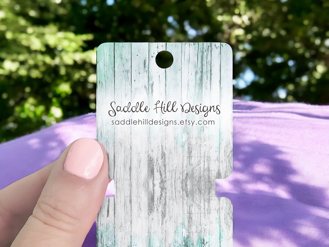 Custom Fold Over Tags 45 Pcs, Hang Tags, Personalized Tags, Price Tags ...