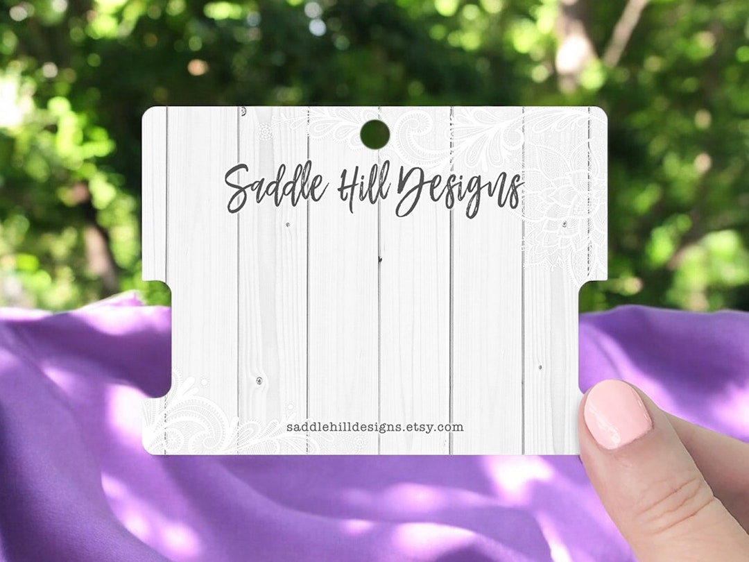 Personalized Hanging Bracelet Cards, Display Cards Printed With ...