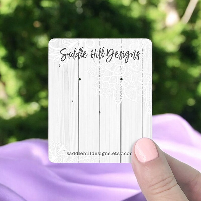 Custom Earring Cards - Etsy