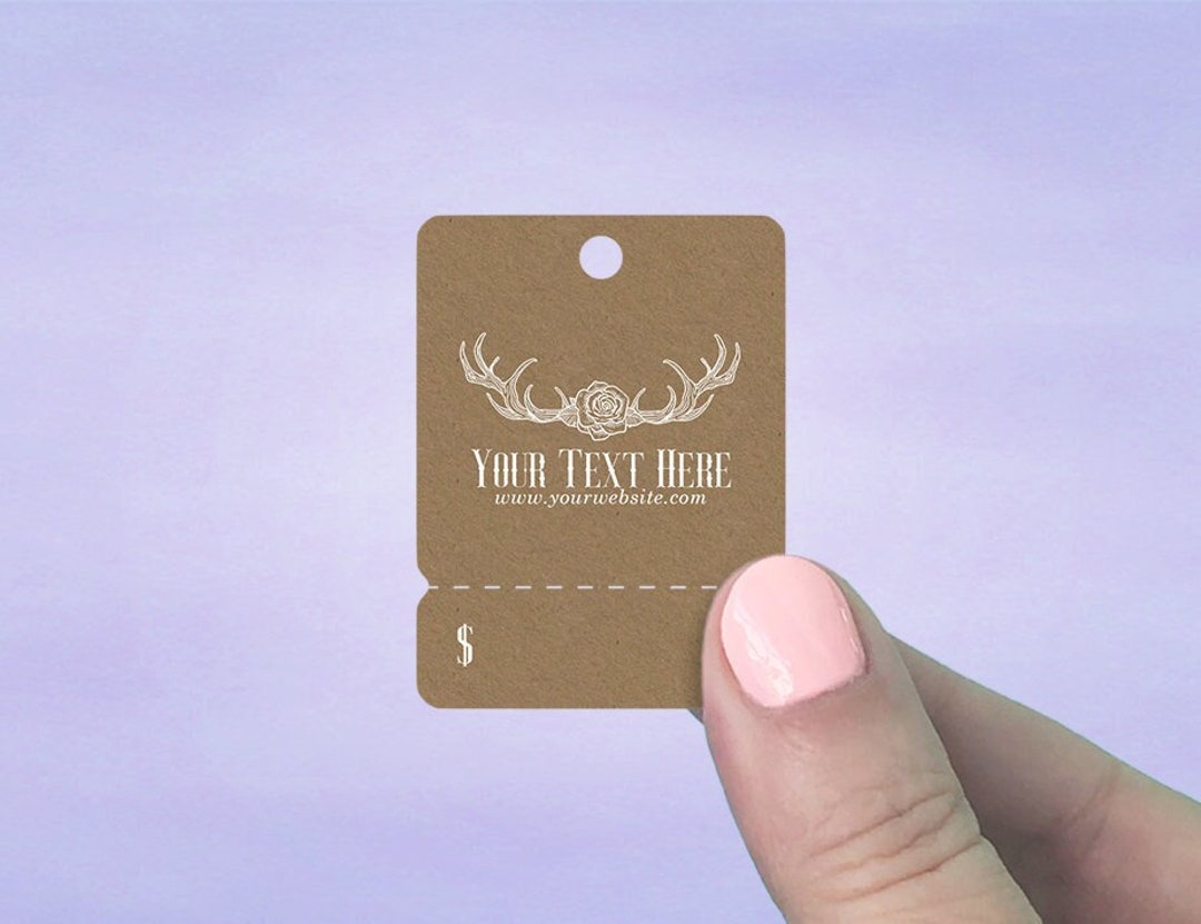 Custom Tear off Hang Tags, Jewelry Tags, Price Tag, Merchandise Tag ...