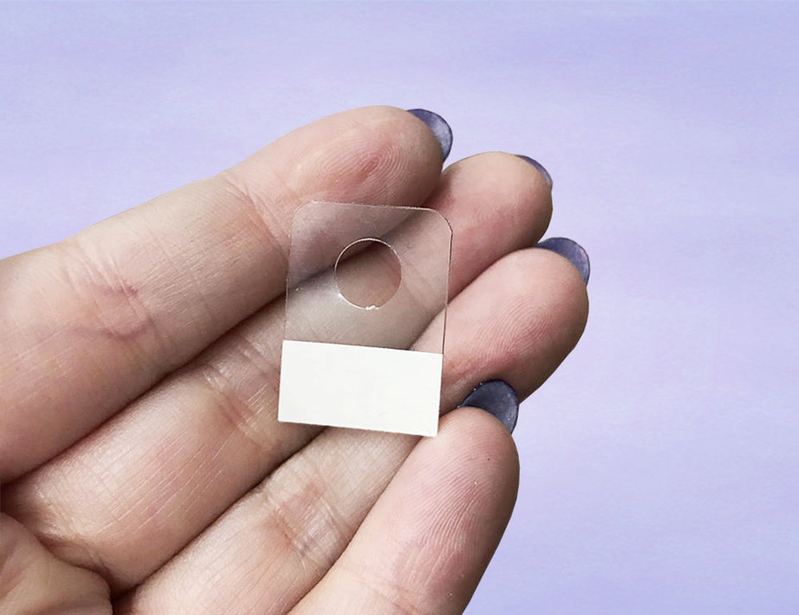 Peg Hole Adhesive Hanging Tab Earring Card Adapters - Etsy